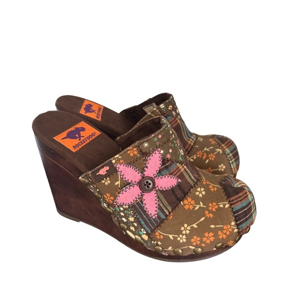 Rocket Dog | Shoes | Rocket Dog Size 7 Patchwork Floral Clogs Wedge ...